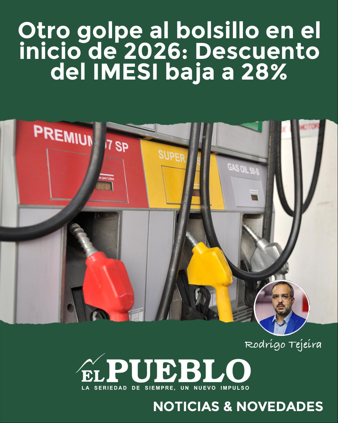 2026 inicia con baja al 28% de descuento de IMESI