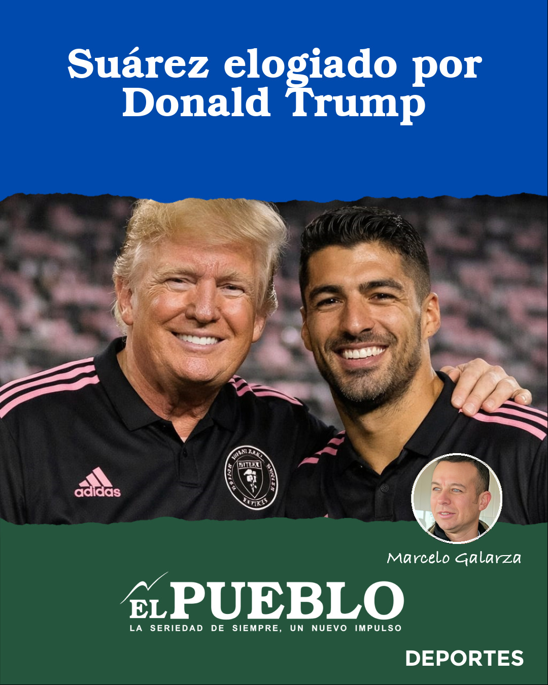 Suárez elogiado por Donald Trump