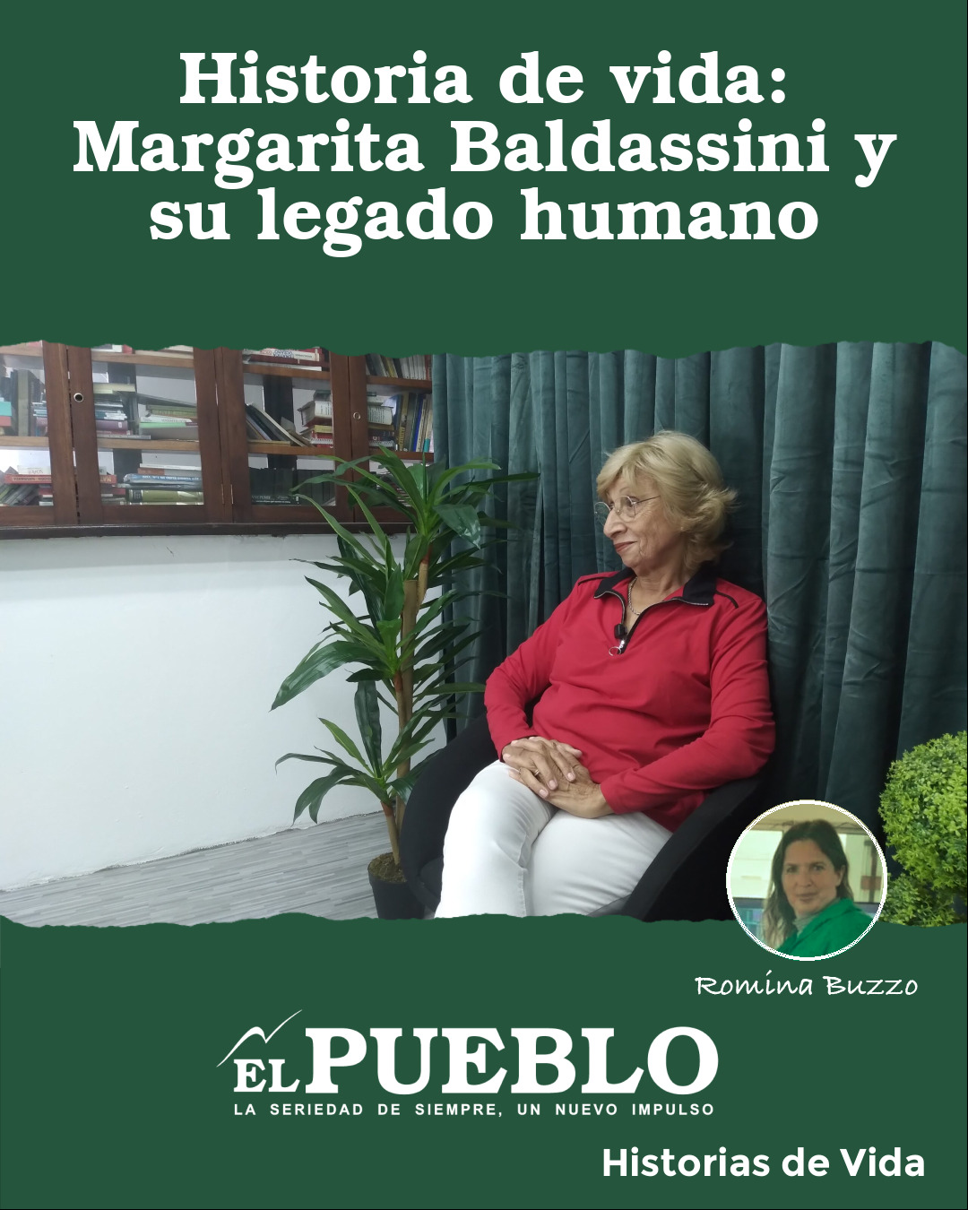 Historia de vida: Margarita Baldassini y su legado humano