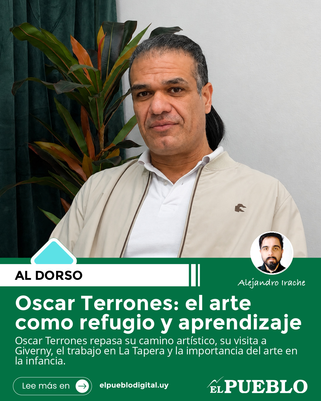 Oscar Terrones: el arte como refugio y aprendizaje