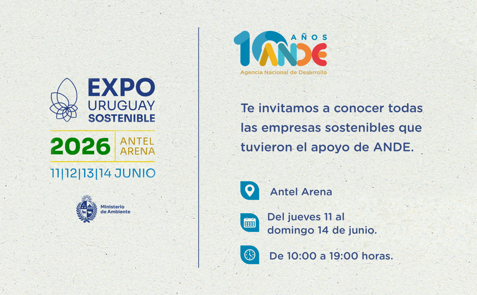 ANDE impulsa emprendimientos en Expo Sostenible 2026